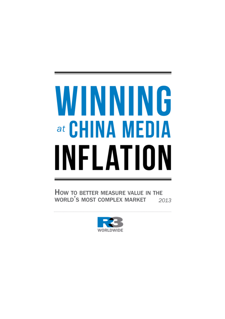 Winning at China Media Inflation 2013 - R3