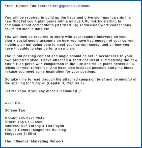 When agencies sin in a client's name: Singtel & Gushcloud - R3